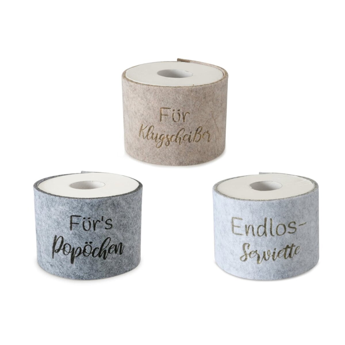 Banderollen für Toilettenpapier, 11,95