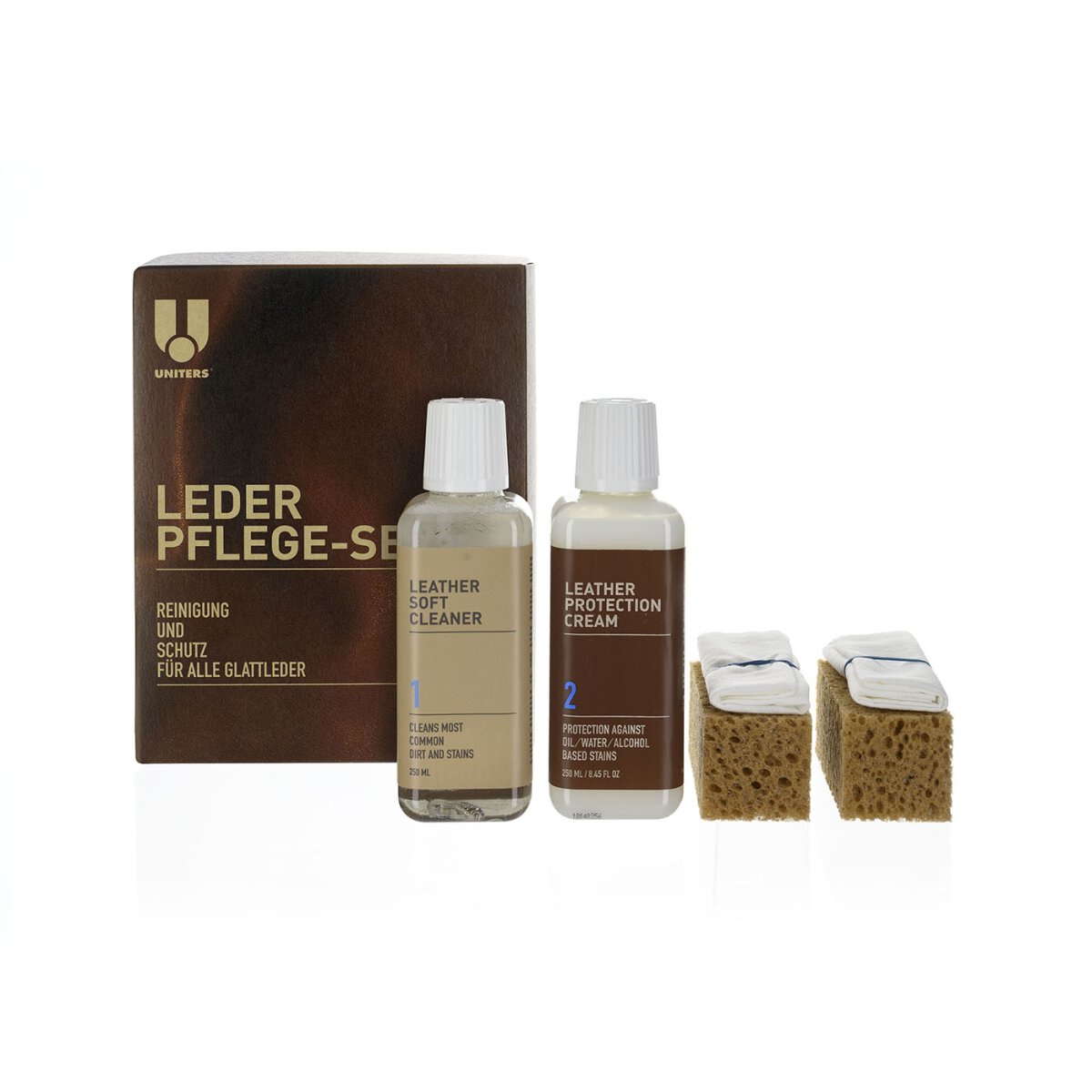 Plege- und Reinigungs SET für Anilin-Leder - Uniters Leder Pflege Kit